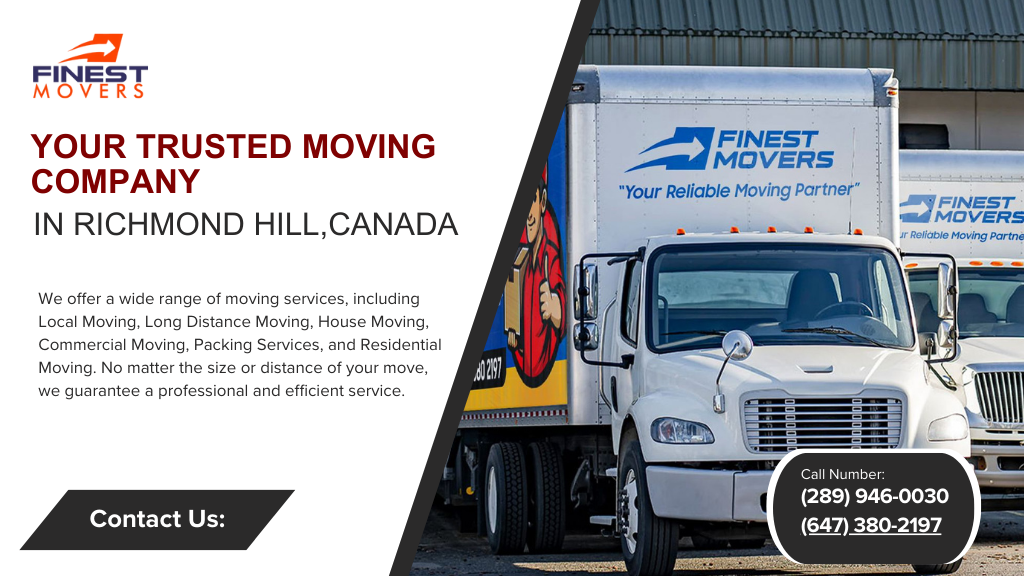 Your Trusted Moving Company in Richmond Hill
